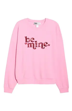 Beach Riot Devyn Be Mine Oversize Sweatshirt