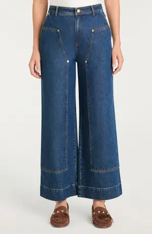 Cinq À Sept Ryker Wide Leg Jeans - Tide
