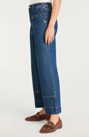 Cinq À Sept Ryker Wide Leg Jeans - Tide