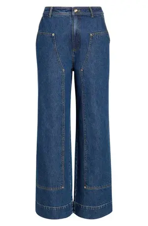 Cinq À Sept Ryker Wide Leg Jeans - Tide