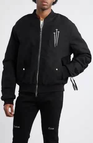 RtA Kayden Cotton Bomber Jacket