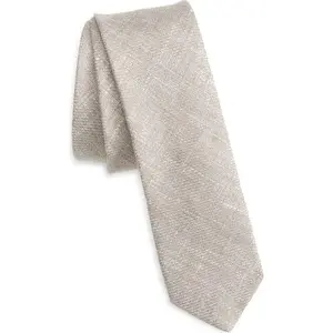 Eleventy Cashmere And Silk Standard Neck Tie - Sand