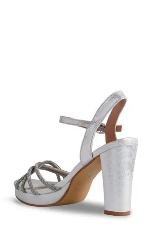 TOUCH UPS Tyler Platform Sandal - Silver