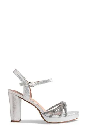 TOUCH UPS Tyler Platform Sandal - Silver