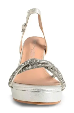 TOUCH UPS Tyler Platform Sandal - Silver