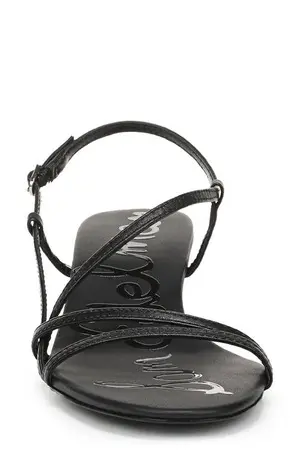 Sam Edelman Cora Kitten Heel Slingback Sandals - Black
