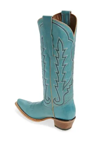 CIRCLE G Embroidered Leather Western Boot