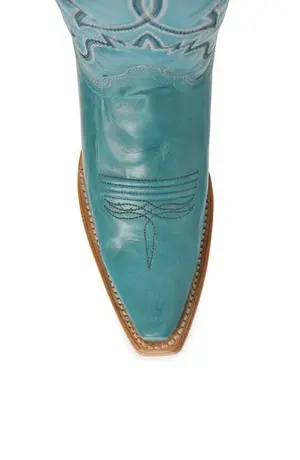 CIRCLE G Embroidered Leather Western Boot