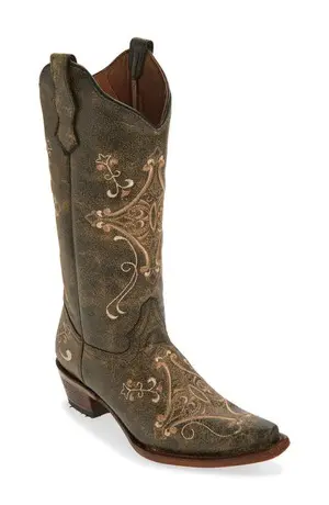 CIRCLE G Embroidered Western Boot
