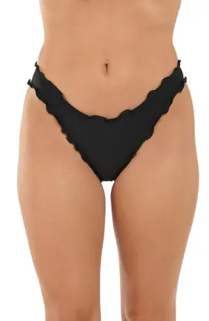 CITRUS Merrow Hipster Bikini Bottom - Black