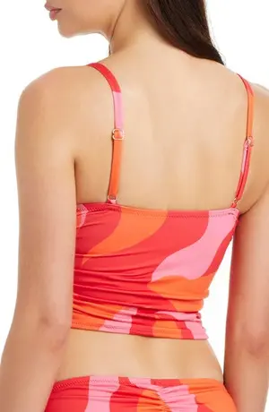 Sanctuary Abstract Print Tankini Top