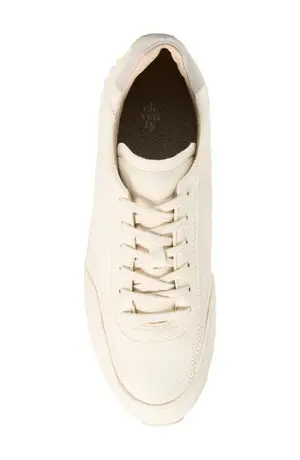 Eleventy Runner Sneaker - White/white