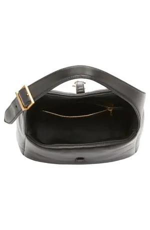 Saint Laurent Small Le 5 À 7 Leather Shoulder Bag - Noir