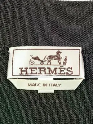 Hermès 2010s Silk Cardigan