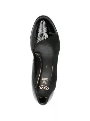ARA Patent Block Heel Pumps