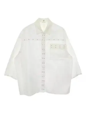 Hermès 2000s Stud Cotton Shirt