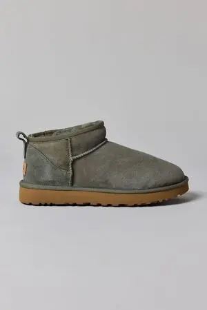 UGG Classic Ultra Mini Ankle Boot - Moss Green