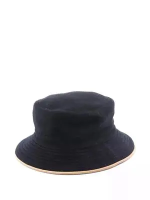 Hermès 2000s Cashmere Bucket Hat - Blue