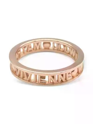 VIVIENNE WESTWOOD Westminster Lettering Ring - Pink
