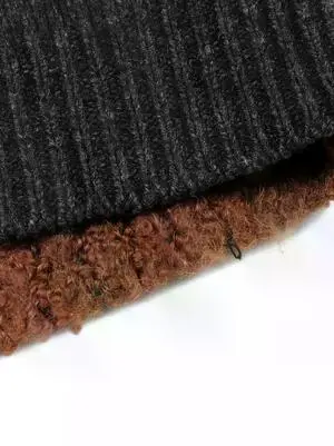 Hermès High-neck Color Block Knit