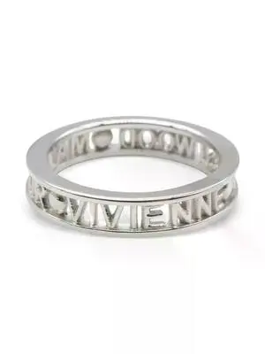 VIVIENNE WESTWOOD 20s Lettered Ring - Silver