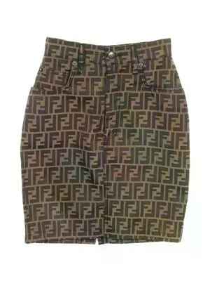 Fendi Button Detailed Skirts