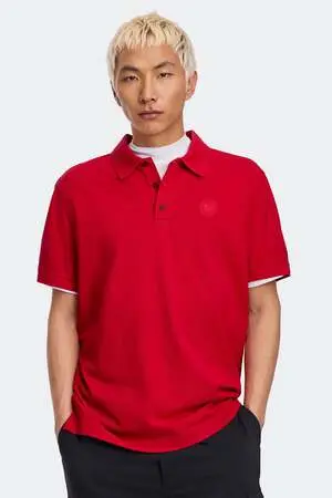 Canada Goose Beckley Polo Tonal Disc - Carmine Red