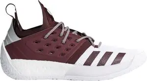 Adidas Harden Vol. 2 Texas A&m Sneakers - Maroon/stone/running White