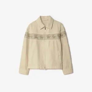 Burberry Galloping Knight Cotton Canvas Jacket
