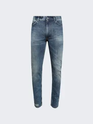 Givenchy Slim Straight Fit Trousers - Blue