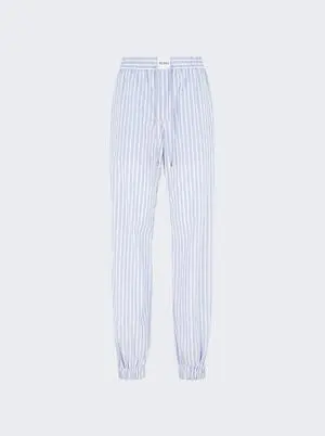 Attico Striped Cotton Pants