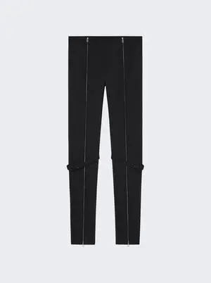 COURREGES Zipped Trousers - Black