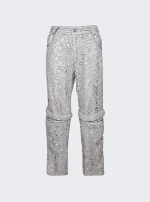 EARTHLING VIP Lust Convertible Biker Pants - White