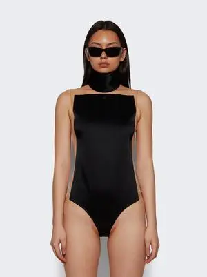 COURREGES Illusion Mockneck Bodysuit