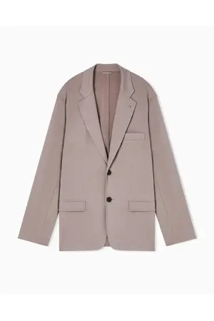 Emporio Armani Stretch Fabric Structured Jacket