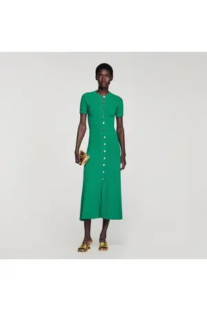 Sandro Knit Maxi Dress