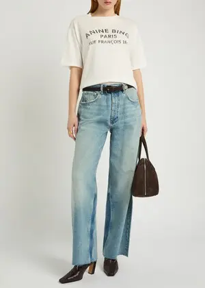 ANINE BING Manon Wide-leg Jeans