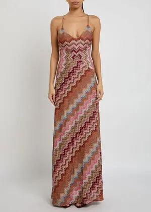 Missoni Fine-knit Maxi Dress - Multicoloured