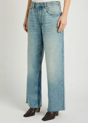 ANINE BING Manon Wide-leg Jeans - Denim
