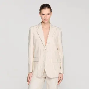 Sandro Striped Tailored Jacket