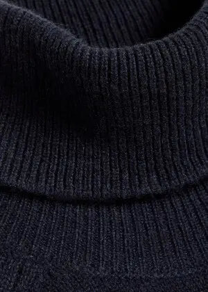 ANINE BING Jackson Roll-neck Cashmere Top
