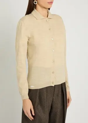 MAISON MARGIELA Stitch-detail Wool-blend Cardigan