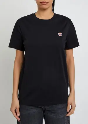AN-Y1 Logo-embroidered T-shirt - Black