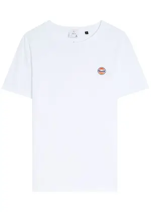 AN-Y1 Logo-embroidered T-shirt - White