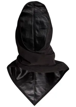 Nour Hammour Suede Head Scarf - Black