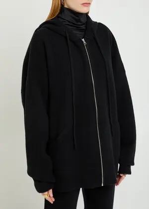 EXTREME CASHMERE X N°460 Donnie Hooded Cashmere-blend Cardigan