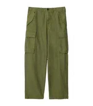 Burberry Cotton Oversized Cargo Trousers