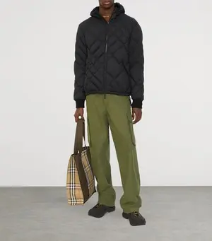 Burberry Cotton Oversized Cargo Trousers