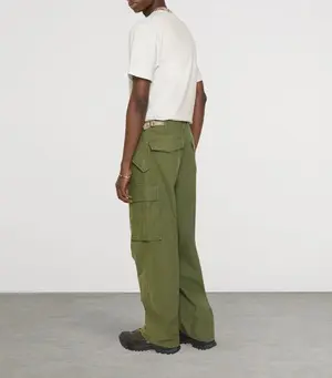 Burberry Cotton Oversized Cargo Trousers