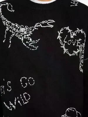 Zadig&Voltaire Embroidered Crew Neck Sweater